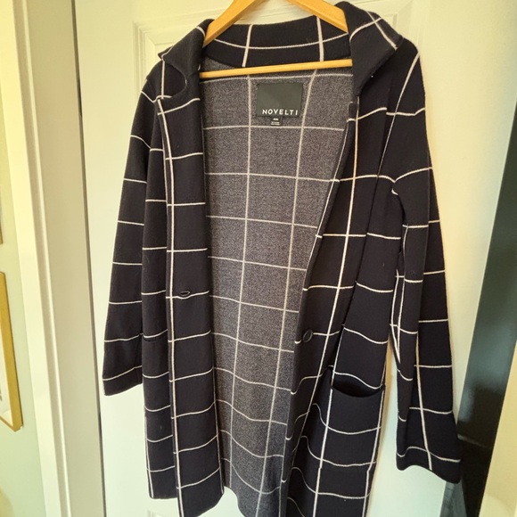RW&CO. | Sweaters | Rwco Black And White Coat Sweater | Poshmark
